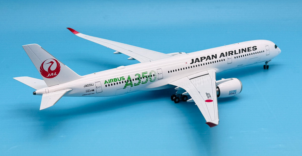 JC Wings 1/200 Japan Airlines JAL Airbus A350-900 JA03XJ – First Class Collectables