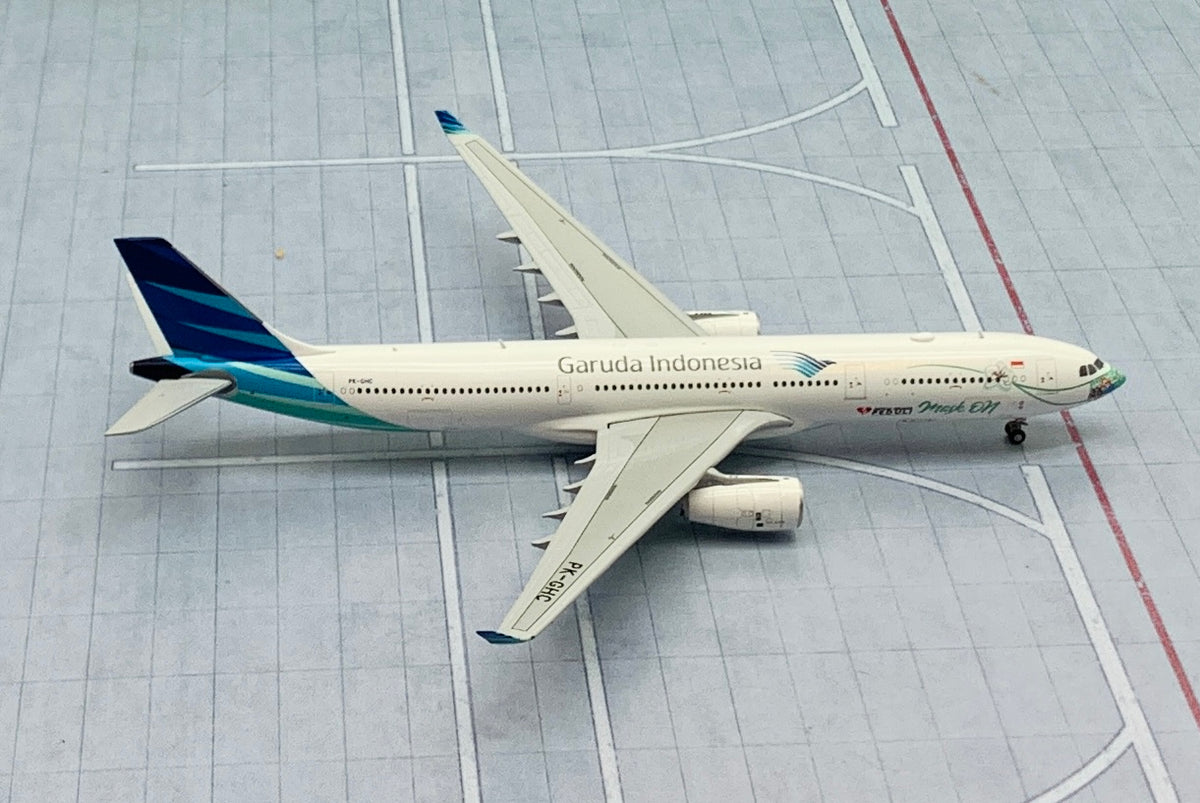 JC Wings 1/400 Garuda Indonesia Airbus A330-300 Mask On PK-GHC – First Class Collectables