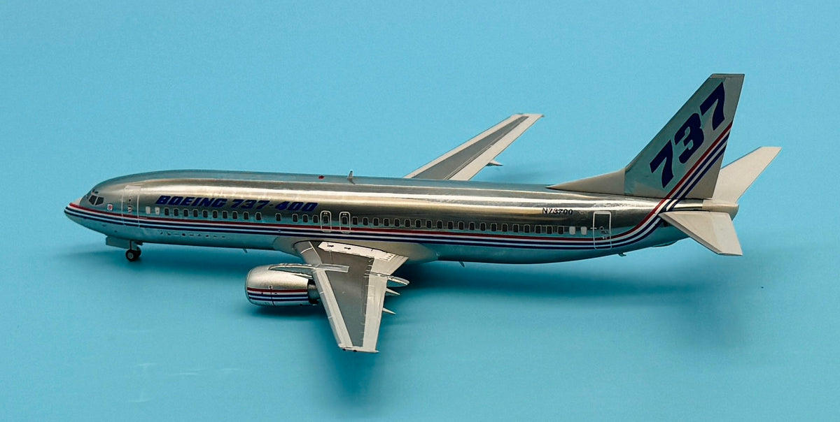 JC Wings 1/200 Boeing Company 737-400 polished House Colour N73700 XX2 ...