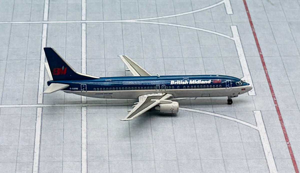 JC Wings 1/400 British Midland Airways Boeing 737-400 G-OBME – First ...
