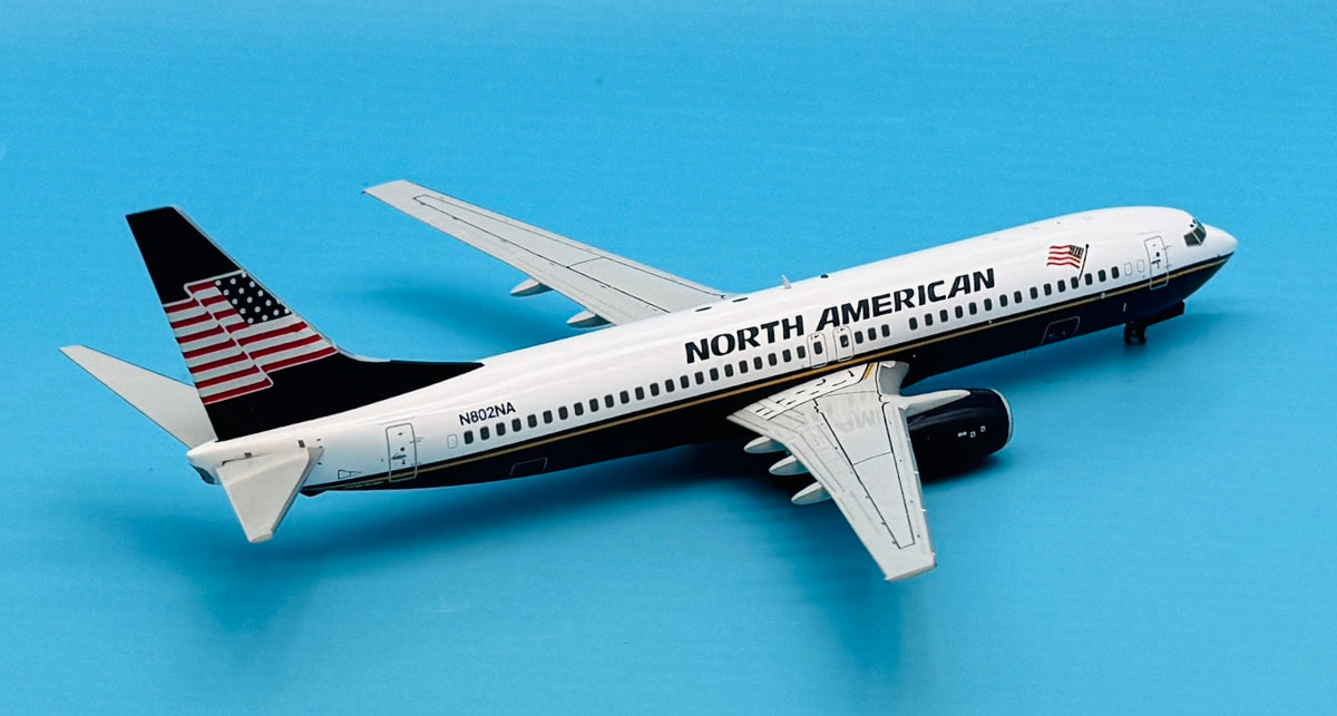 JC Wings 1/200 North American Airlines Boeing 737-800 N802NA – First ...
