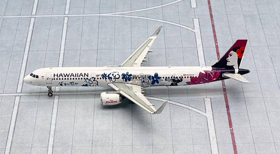 Phoenix Models 1/400 Hawaiian Air Airbus A321neo Lilo & Stitch N216HA ...