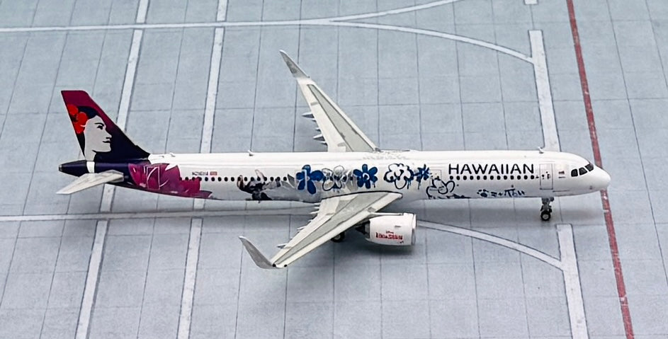 Phoenix Models 1/400 Hawaiian Air Airbus A321neo Lilo & Stitch N216HA ...