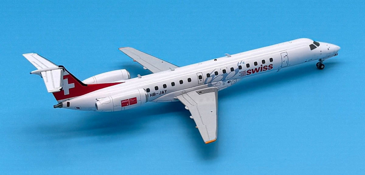 JC Wings 1/200 Swiss International Embraer ERJ-145 600th HB-JAY – First ...