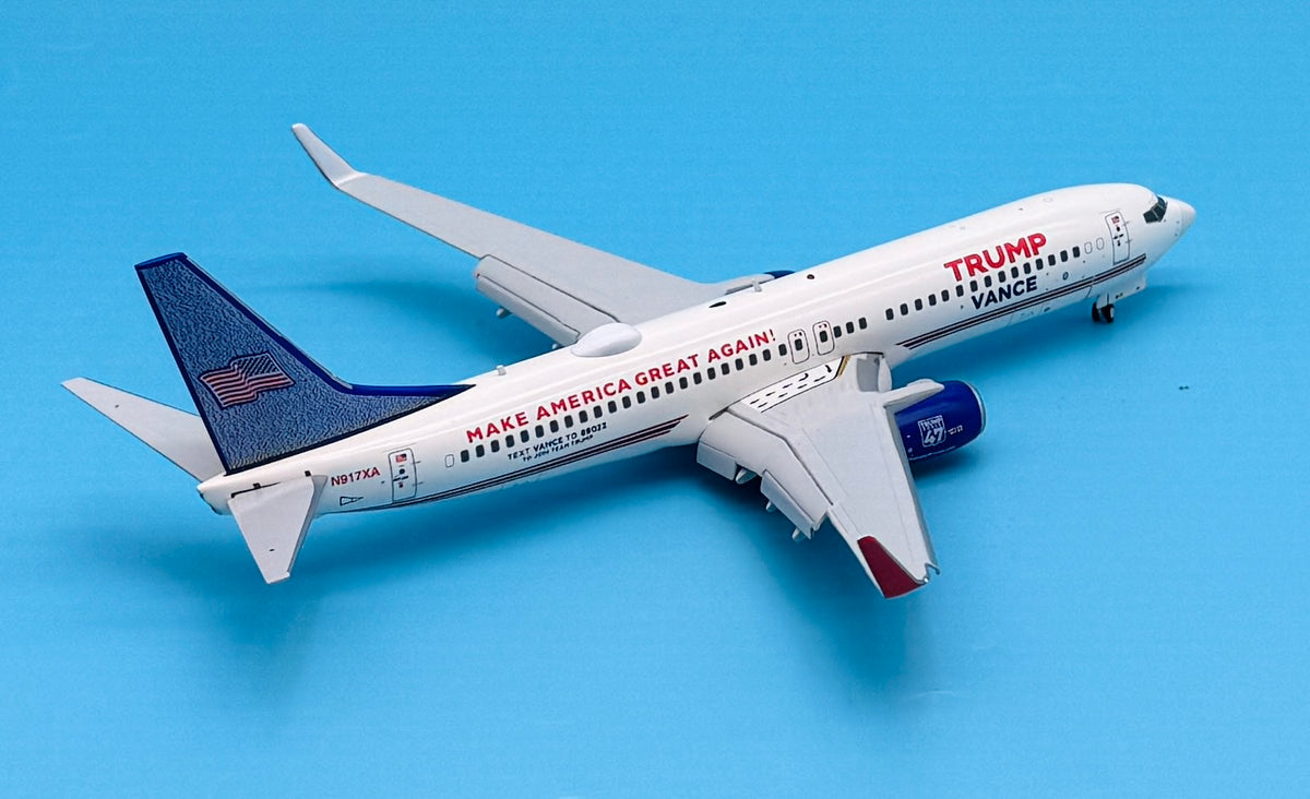 Gemini Jets 1/200 Trump Vance Campaign Boeing 737-800 N917XA flaps dow ...