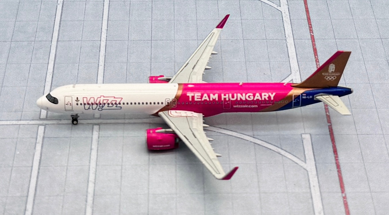 JC Wings 1/400 Wizz Air Airbus A321NEO HA-LGI Team Hungary – First ...