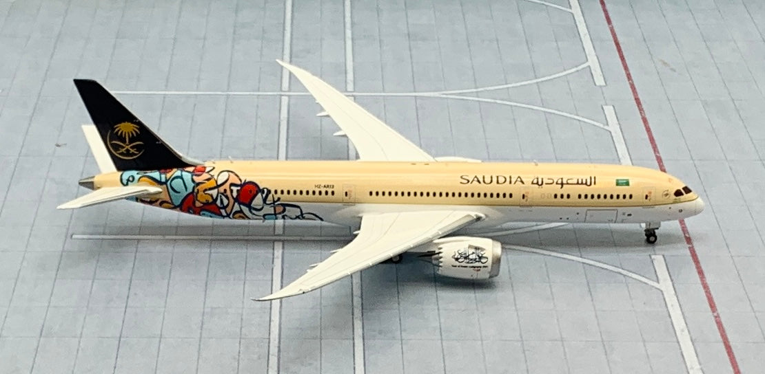 JC Wings 1/400 Saudi Arabian Airlines Boeing 787-9 Arab Calligraphy Ye ...
