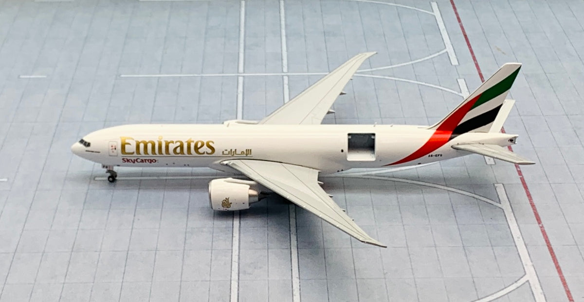 Gemini Jets 1/400 Emirates Boeing 777-200LRF A6-EFG Interactive Series ...